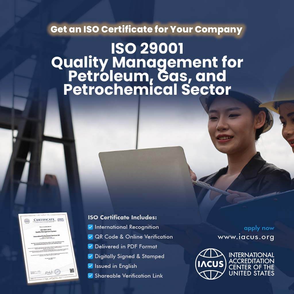 ISO 29001:2020 Quality Management for Petroleum, Gas, and Petrochemica ...